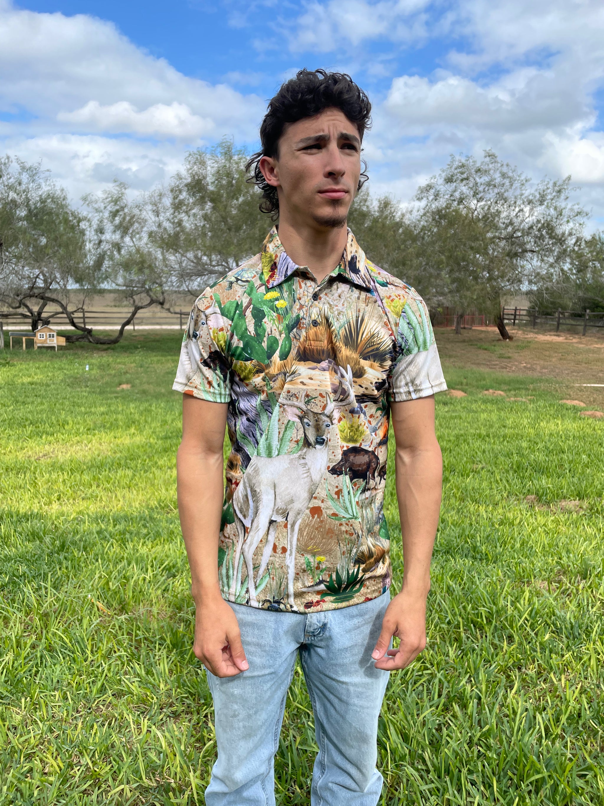 "Rio Country Camo Polo"- Classic: Men's Polo Shirt Sport